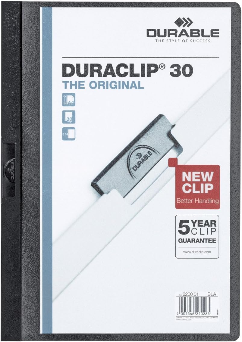 Mapa clip A4 3mm Durable Duraclip